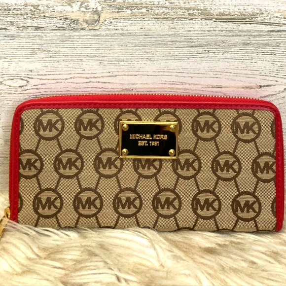 Michael Kors | Bags | Michael Kors Signature Wallet | Poshmark